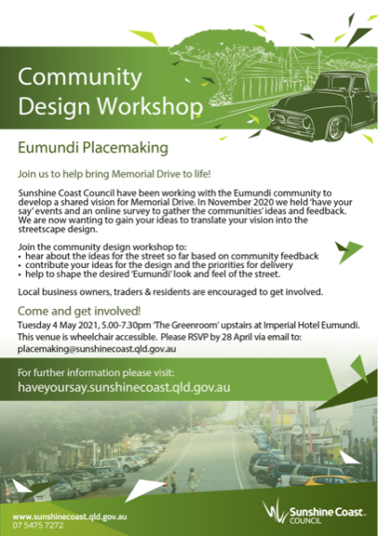 Streetscape Community Design Workshop – 4562 Eumundi Online Mag